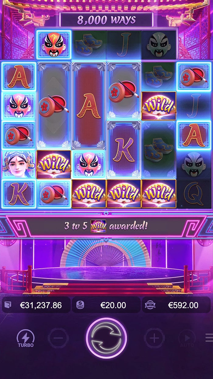 Opera Dynasty รีวิว สล็อตงิ้วจีน ภาพสวย ฟีทเจอร์เด่น สุดปัง ค่าย Pg Slot