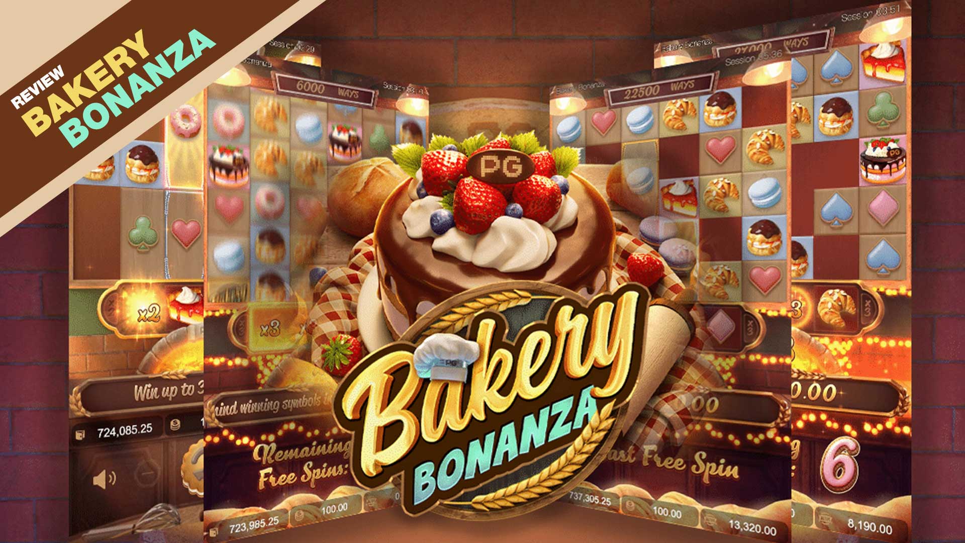 Bakery Bonanza รีวิว สล็อตเบเกอรี่แสนหวาน เกมแจกหนัก สุดหอมหวาน